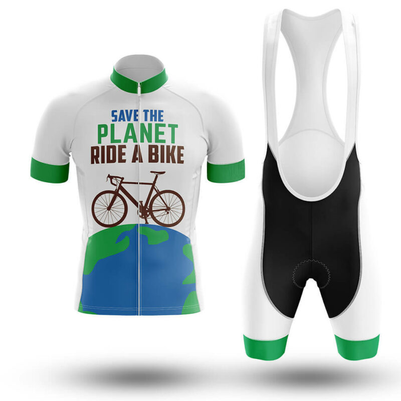 Save The Planet Ride A Bike – Cycling Jersey – Wacky Cycle CC